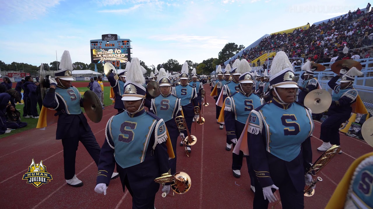 Southern University Human Jukebox 2018 Marching In vs. UAPB - YouTube
