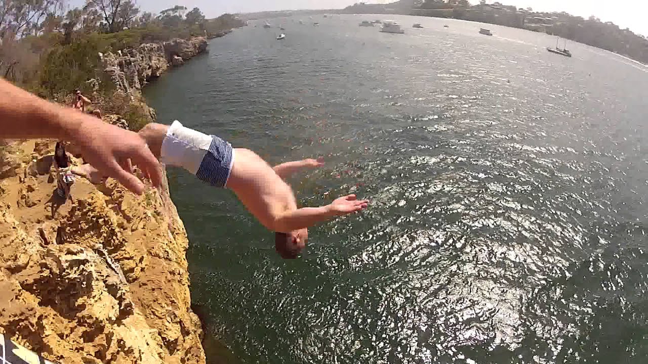 GoPro HD: Blackwall Reach Cliff Jumping - YouTube