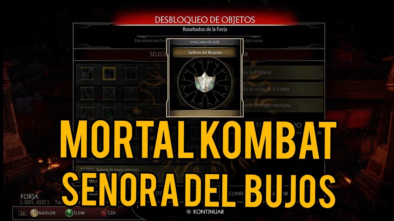 Mortal Kombat 11📜💯🔥 forja como a haser Señora del bojuts - YouTube