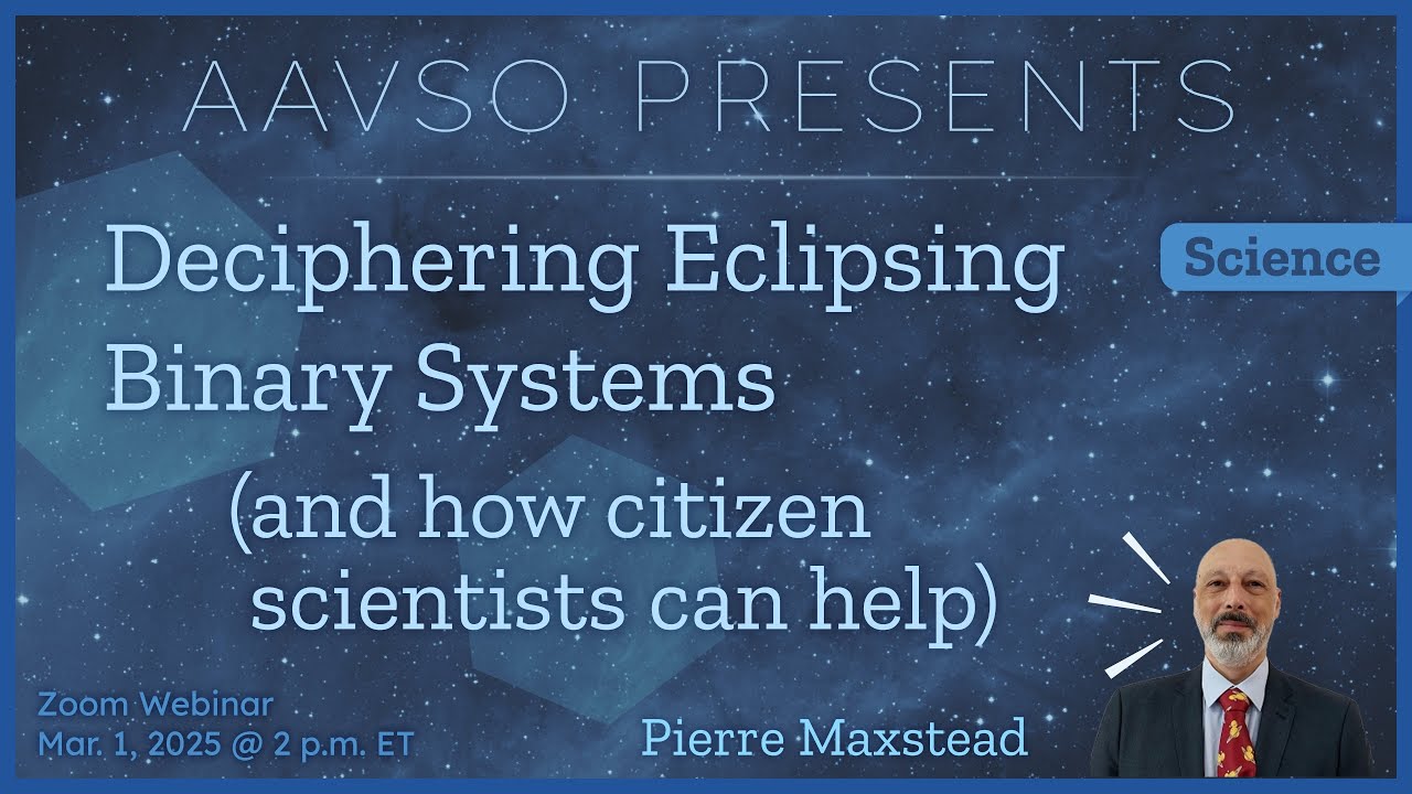 Deciphering Eclipsing Binary Systems (and how citizen scientists can help) - YouTube
