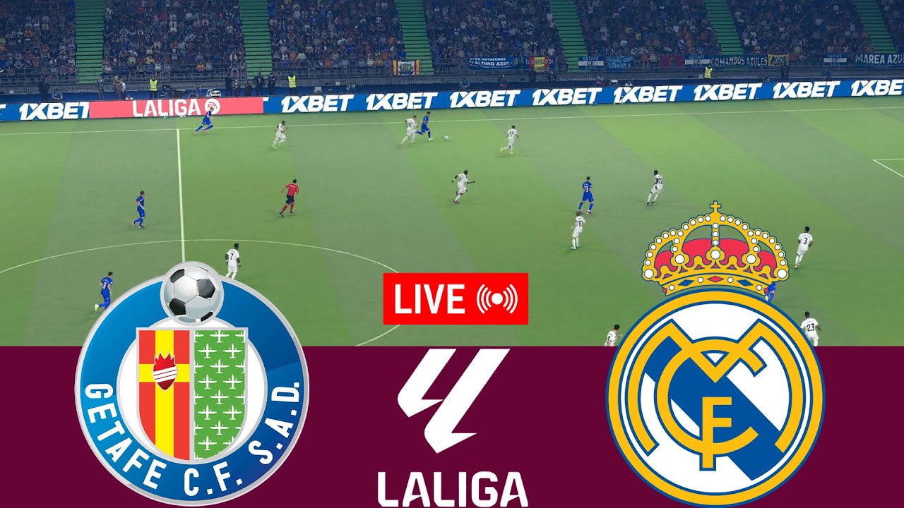 [LIVE] Getafe vs Real Madrid La Liga 24/25 Full Match - Video Game ...