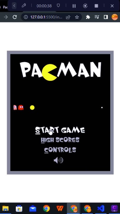 Pacman Using Html Css And Javascript Shortvideo Short Youtube Shorts Youtube