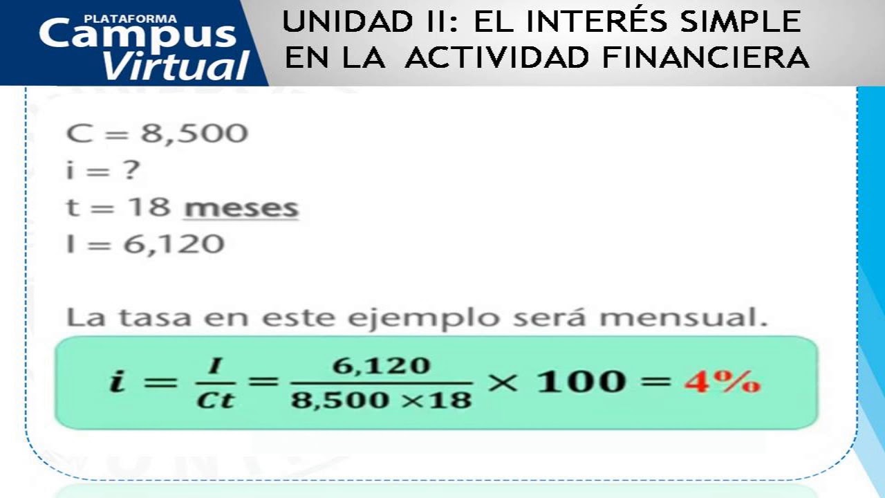 MATEMÁTICA FINANCIERA UNIDAD II (TEMA Nro. II) - YouTube