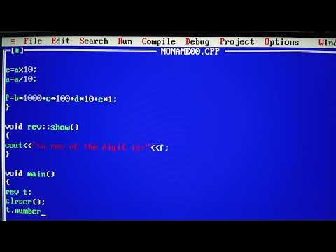 Reversee of the Digit in C++ By Ashish Verma (CSE) RPIIT Academics - YouTube