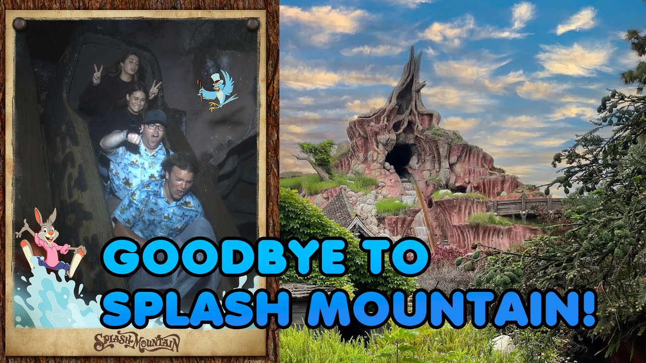 End of an Era: Saying Goodbye to Splash Mountain at Disneyland | May ...