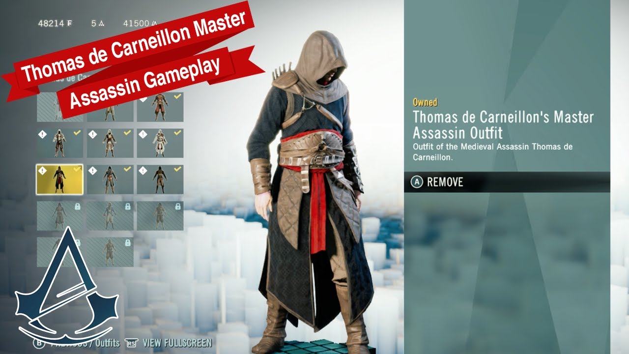 Assassin's Creed: Unity | Thomas de Carneillon Gameplay - YouTube