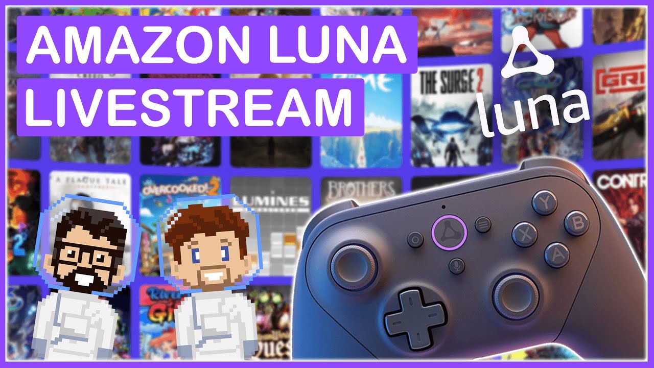 Amazon Luna | Gaming Livestream with HelixPlaysGames 🎮💜🌙 - YouTube
