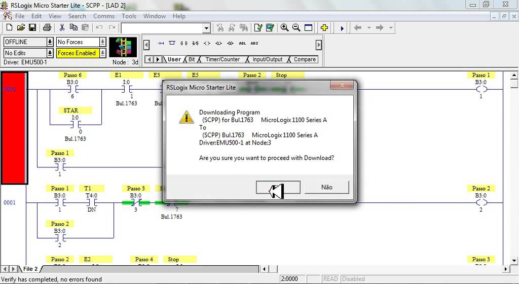 Supervisório Sist. Confecção de Peças usando soft Rockwell ...