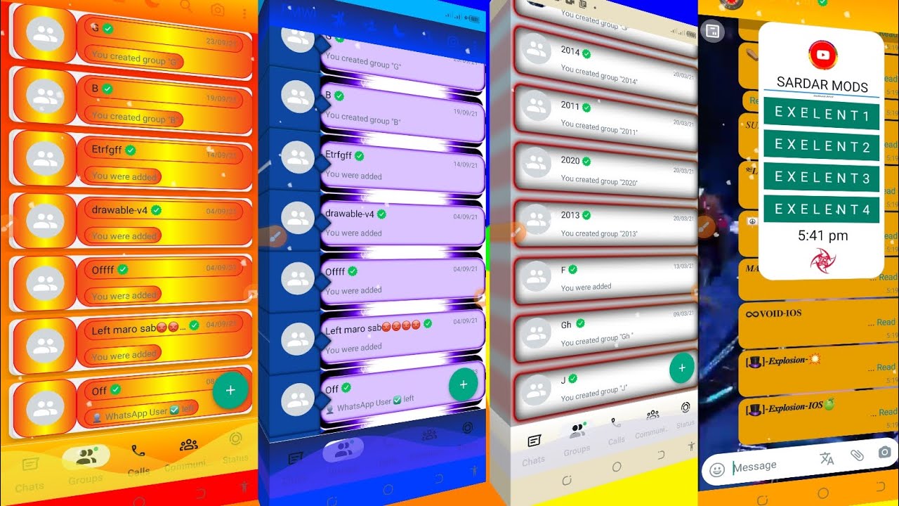 GB FM YO new whatsapp 2. 23.13.76 Golden Select All message 2023 - YouTube