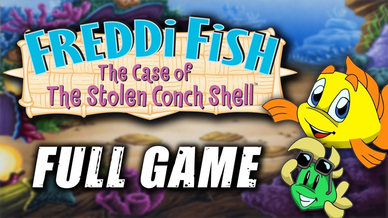 Freddi Fish 3: The Case of the Stolen Conch Shell - Full Game - YouTube