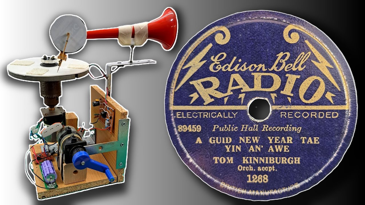 "A Guid New Year Tae Yin An' Awe" - DIY Gramophone - YouTube