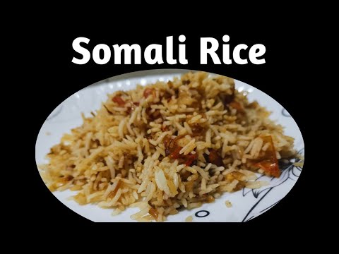 SOMALI Rice | Easy tasty Somali Rice recipe | how to make rice recipe ...