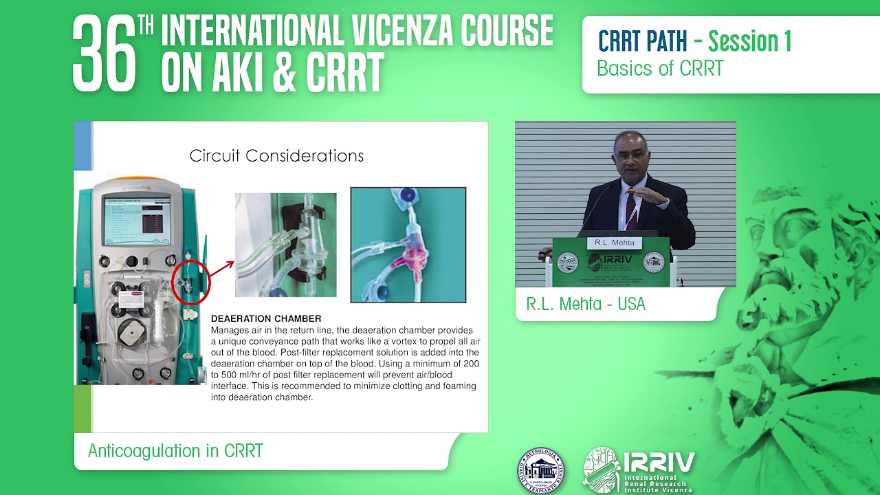 Anticoagulation in CRRT - R.L. Mehta - YouTube