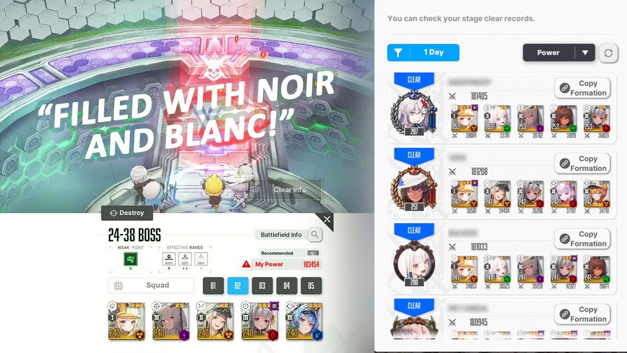 Chapter 24-38 Boss Guide, but you're Noirless and Blancless | NIKKE ...