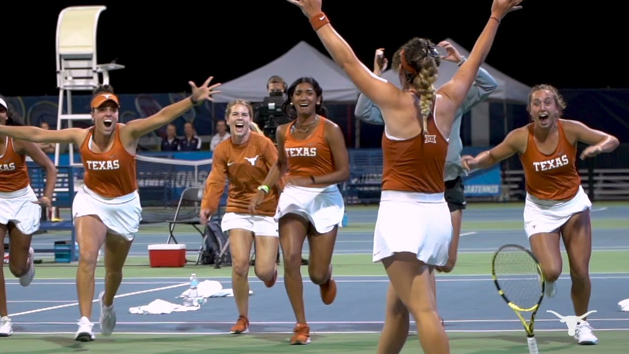 Texas Women's Tennis National Championship Celebration [May 22, 2021 ...