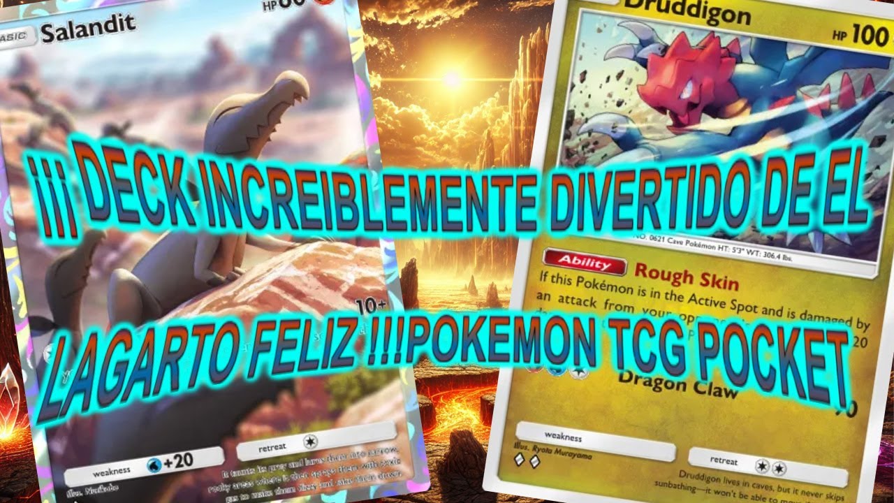 NO TE PIERDAS ESTE DECK SUPERDIVERTIDO DEL LAGARTO FELIZ!!! POKEMON TCG ...