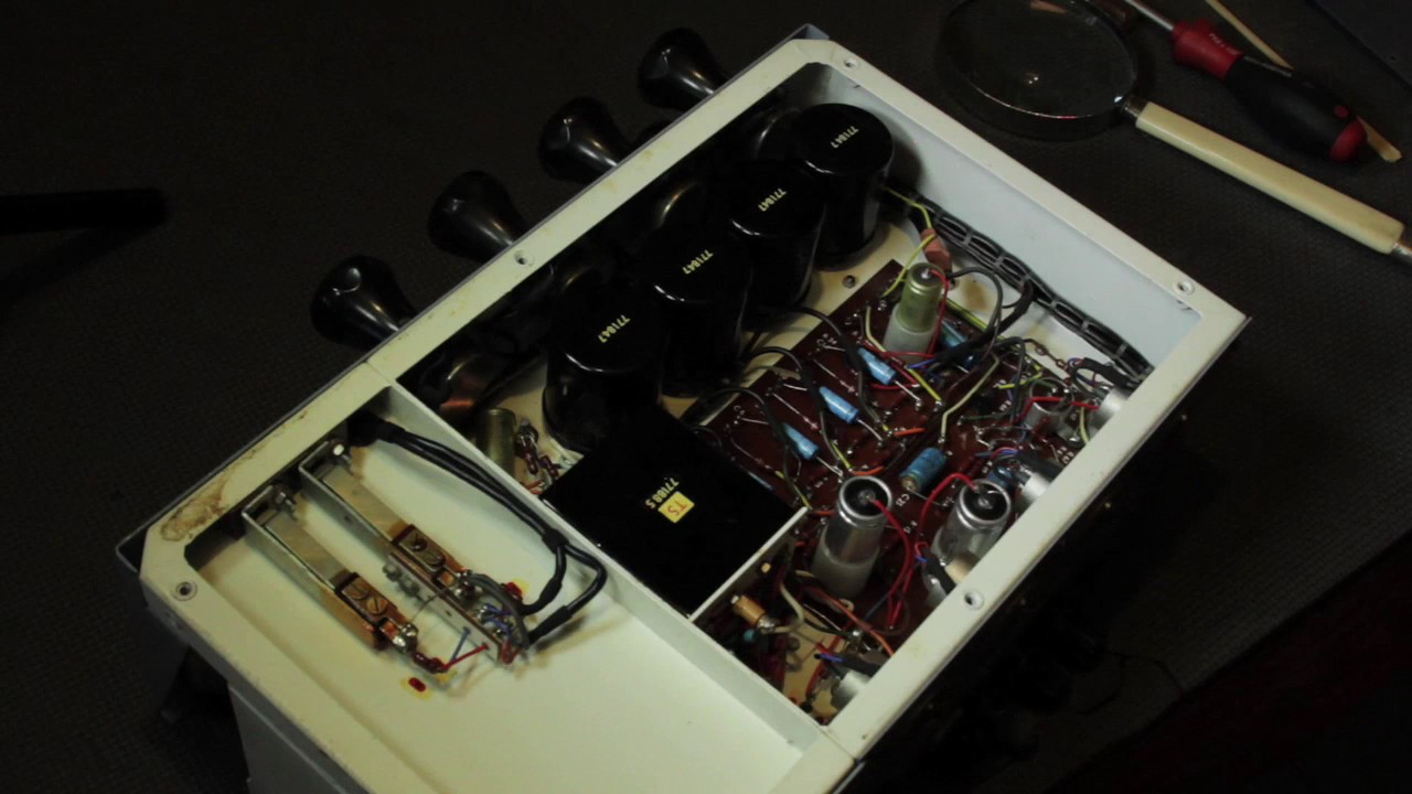 PYE 1964 British Germanium Transistor Mic Amp Mixer Unit Type 843803 ...