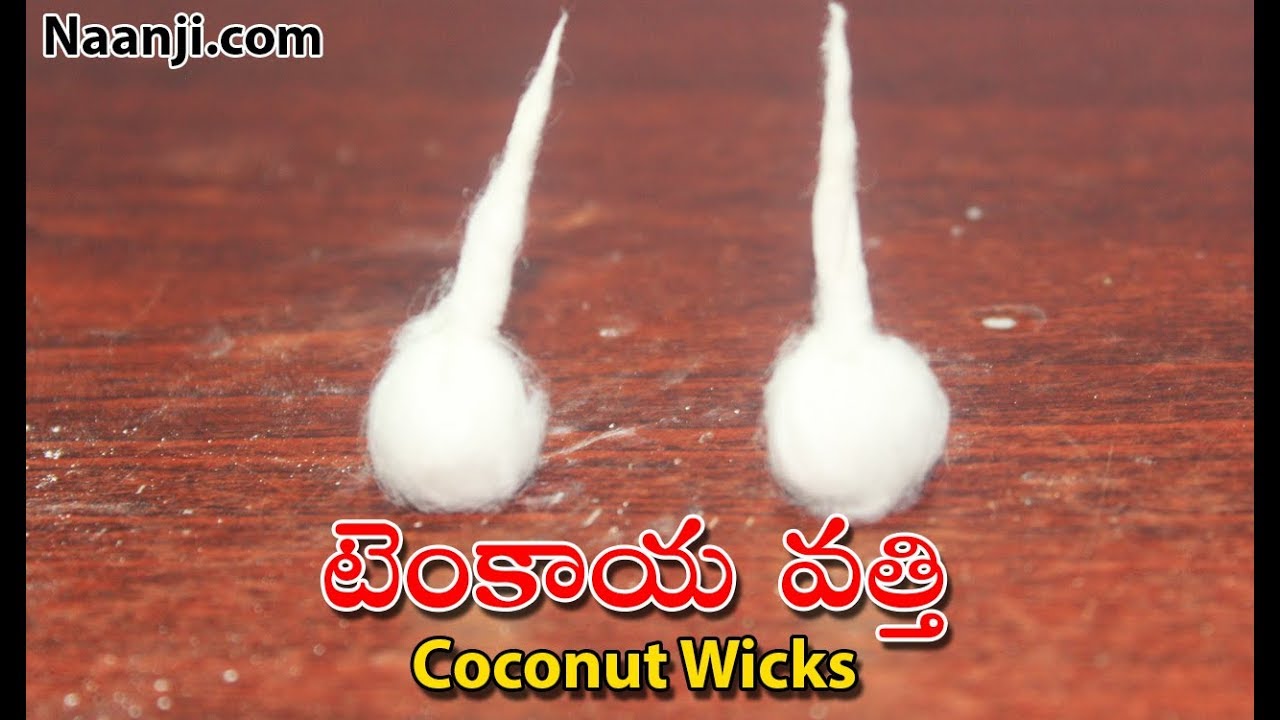 Tenkaya Vatti | Tenkaya Wicks | Coconut Wicks for Kartika Masam ...
