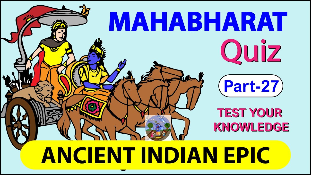 Ancient Indian Epic Mahabharat Quiz Part-27 | 10 Seconds Quiz - YouTube