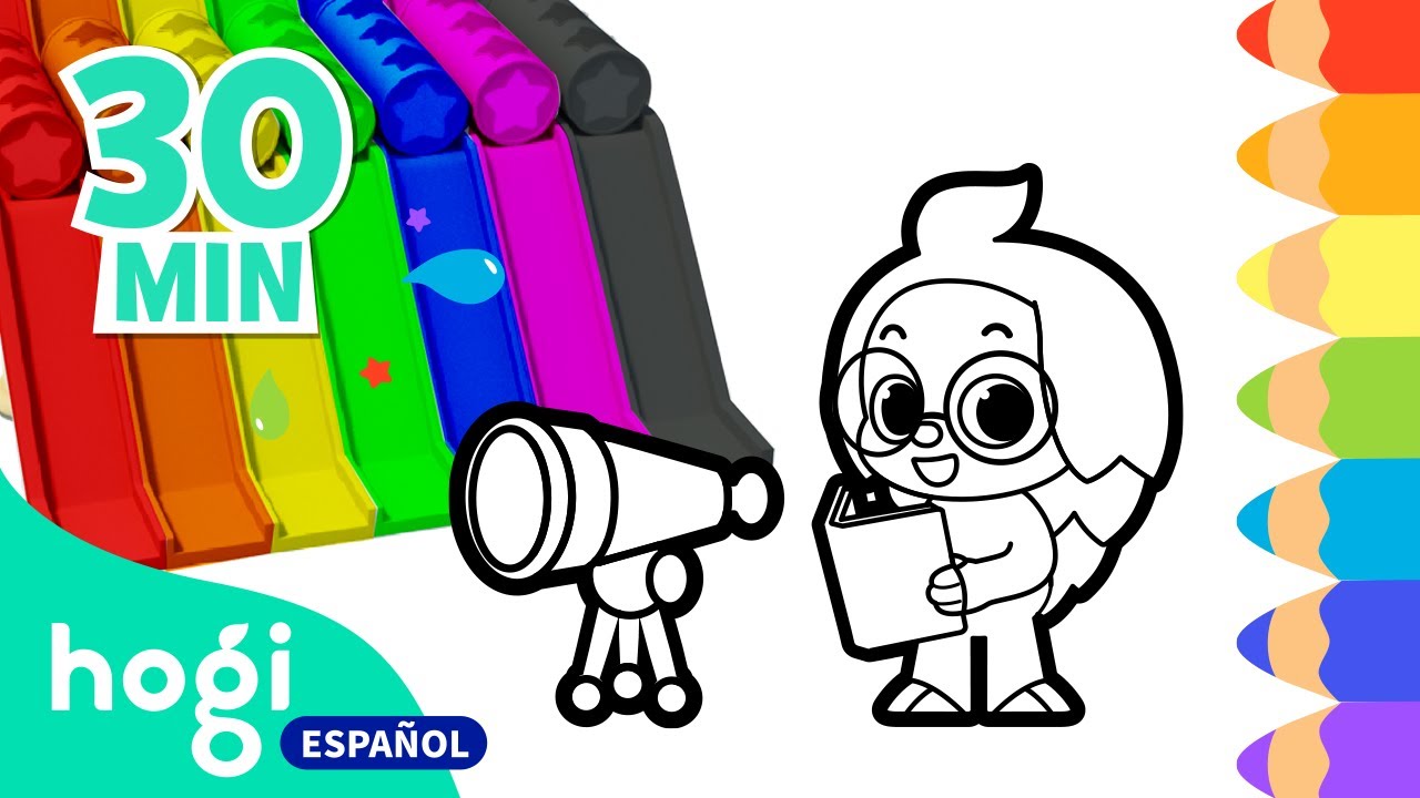 Aprende los Colores Coloreando a Hogi | Tobogán de Colores | +Mix ...