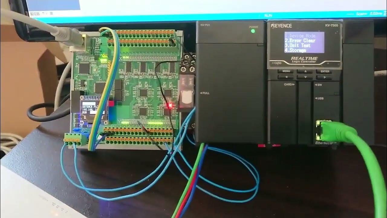 Smart Remote IO Demo with KEYENCE PLC - YouTube