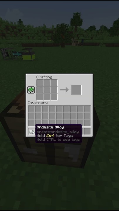 Como fazer o Andesite Alloy do Create no Minecraft com Mods - YouTube