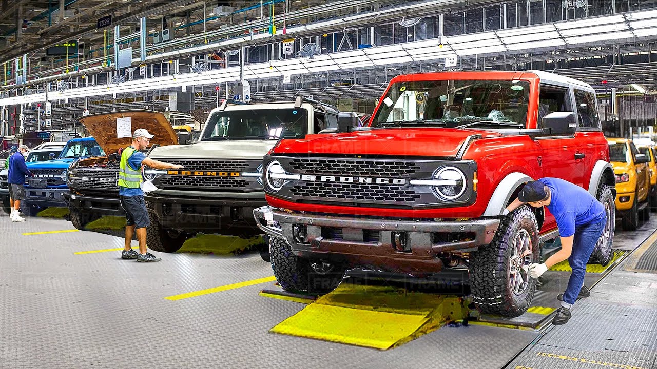 Inside Billion $ Factory Producing The Brand New Ford Bronco From ...