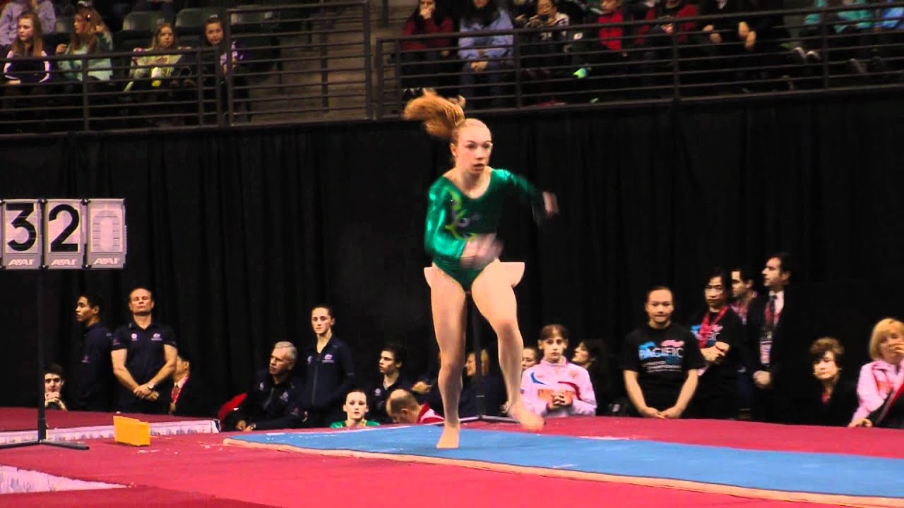 Jordyn Pedersen - Vault Finals - 2012 Kellogg's Pacific Rim ...