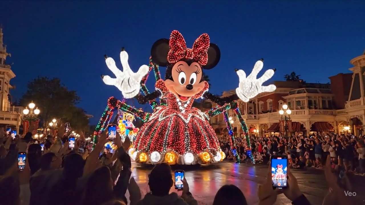 Creepy Halloween Parade at Disneyland California | Scary Night ...