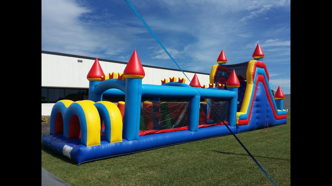 Mega Obstacle Course :: Laugh 'N Leap :: Columbia, SC - YouTube
