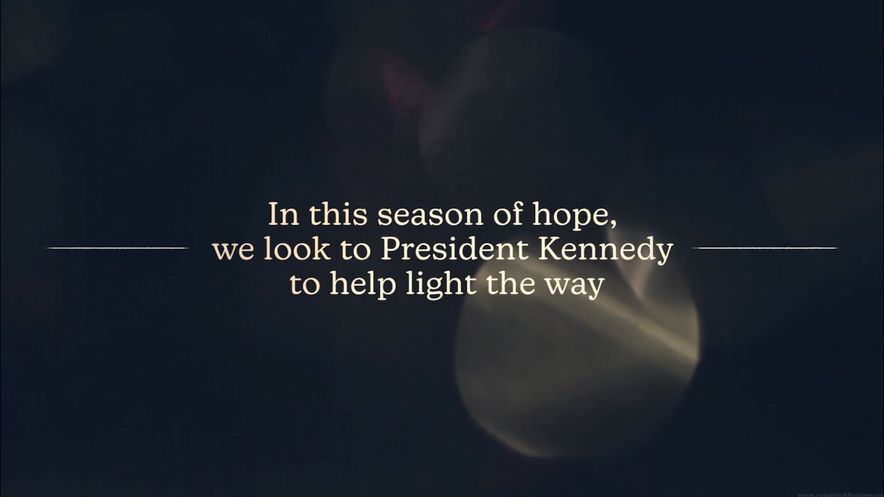 A message of peace and hope from the JFK Library - YouTube