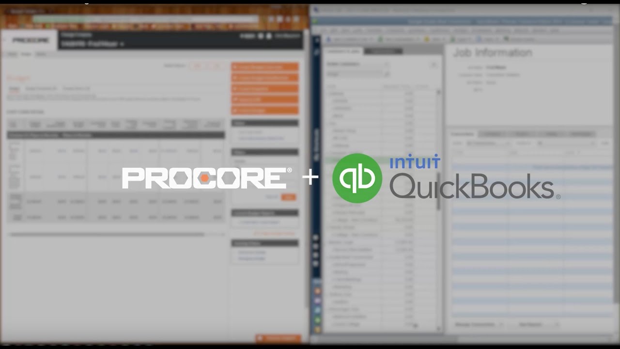 In-Depth Quickbooks Integration Overview with Procore - YouTube