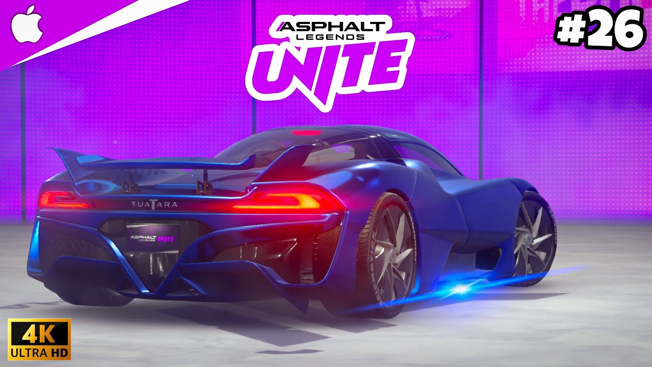 (iPAD) ASPHALT LEGENDS UNITE - SSC TUATARA EDITION [4K 60fps] - YouTube