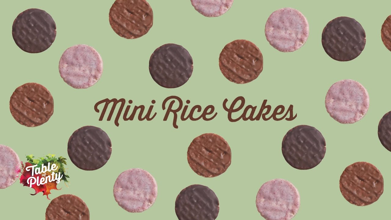 Mini Rice Cakes - The perfect snack! - YouTube