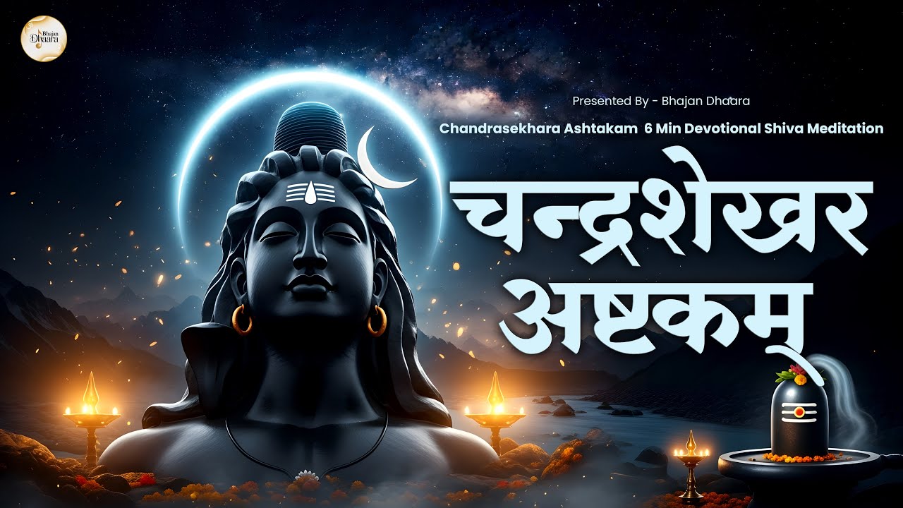 Chandrasekhara Ashtakam | 6 Min Powerful Shiva Meditation | Female ...