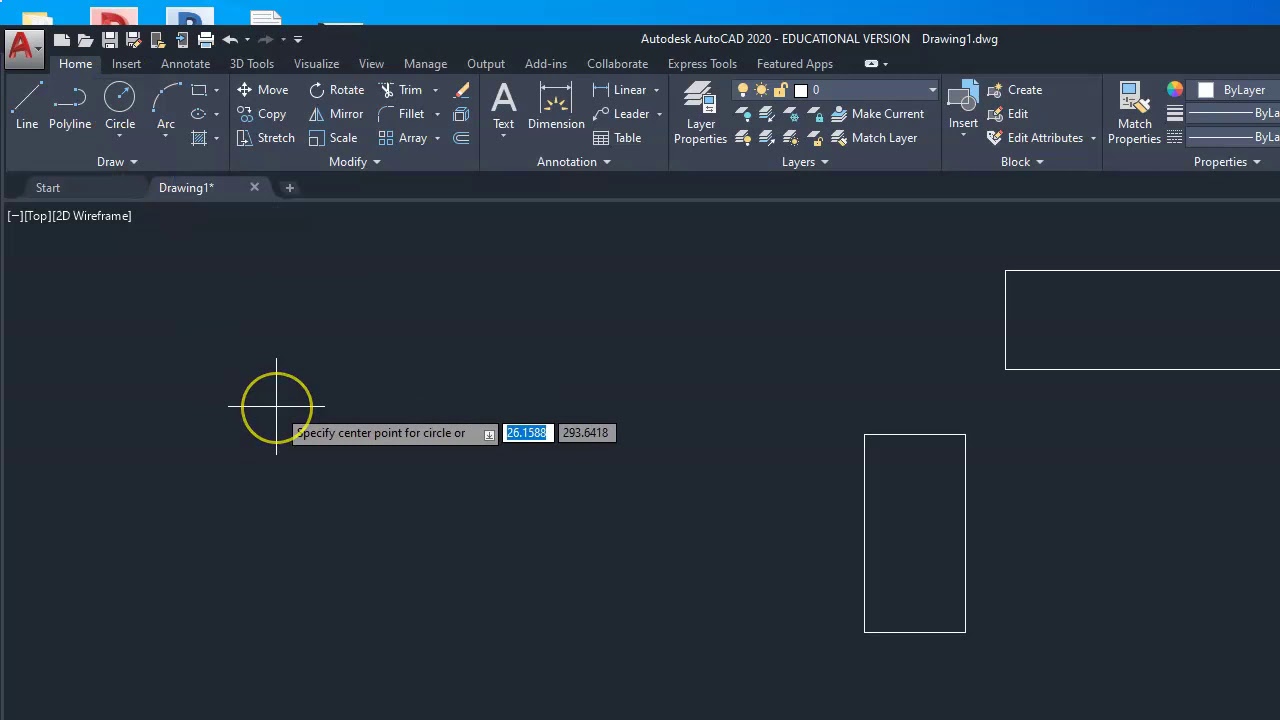 Video 2a: AutoCAD Certification; Draw Circles - YouTube
