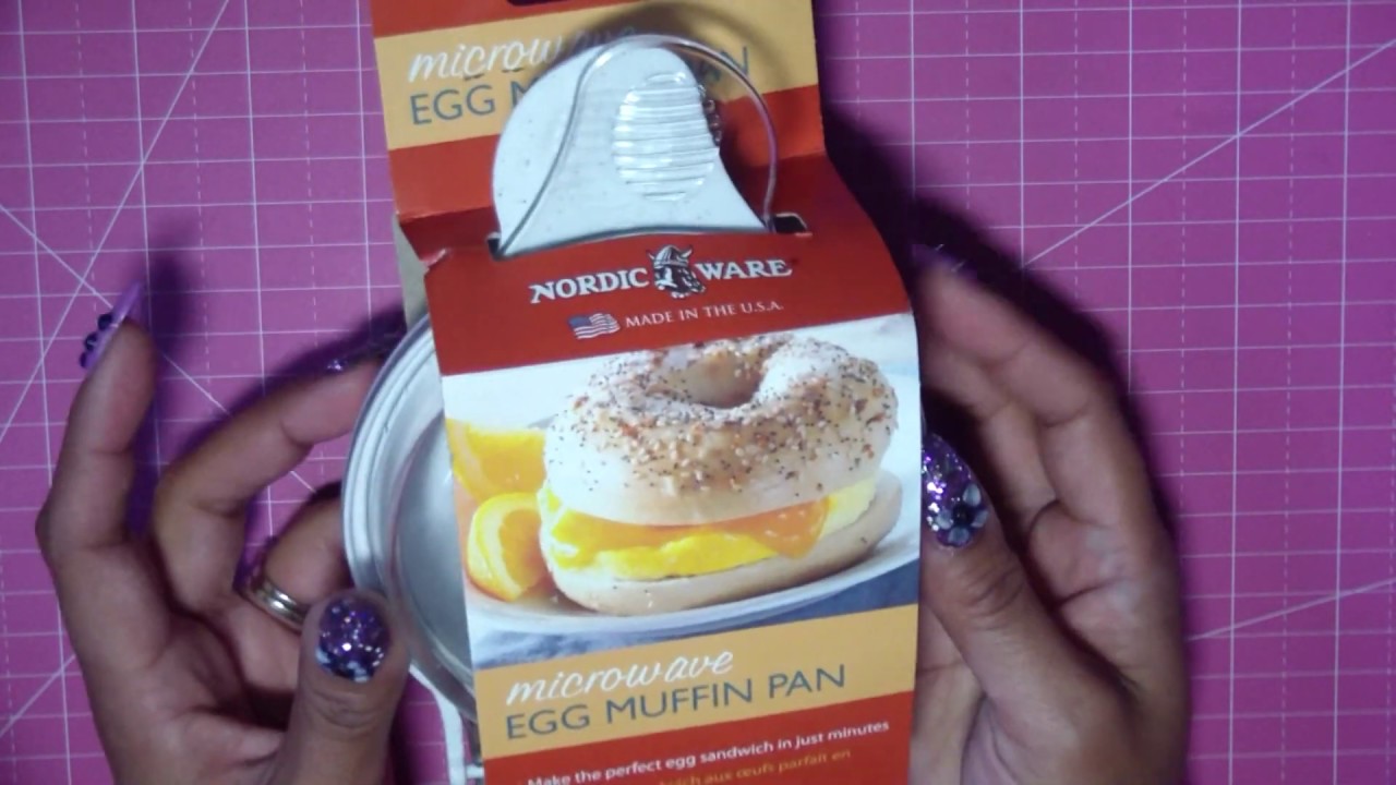 Nordic Ware Egg Maker Review Tutorial! Fast & Easy Bagel Sandwich ...