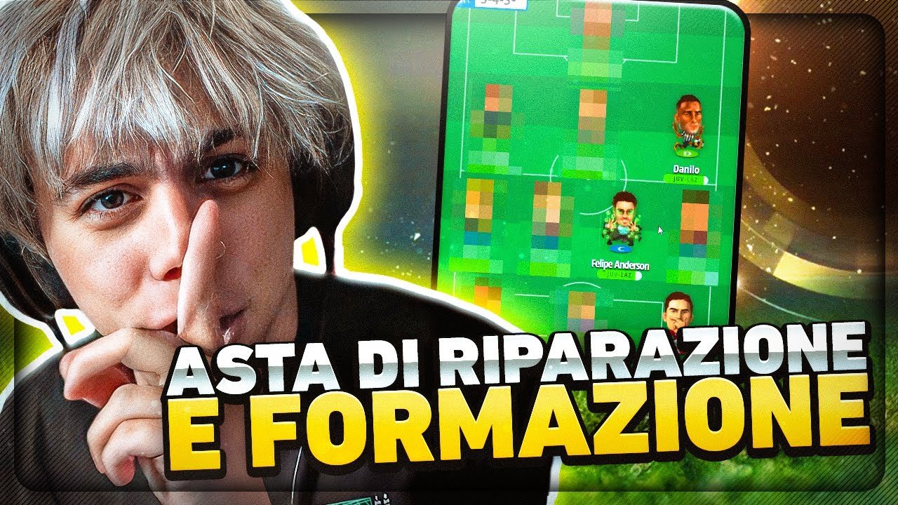 ASTA E FORMAZIONE per la 2°GIORNATA del FANTACALCIO!!! con Blur, Zano ...