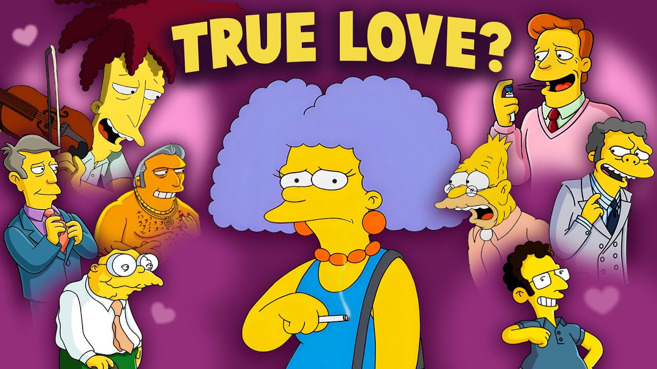 The Messed Up Love Life of Selma in The Simpsons - YouTube