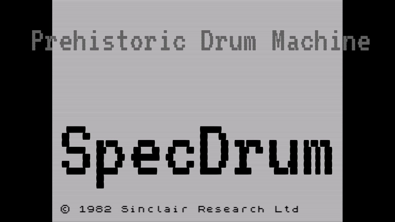 Prehistoric Drum Machine - SpecDrum by Cheetah Marketing (No Talking ...