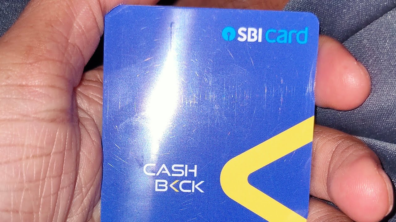 New SBI CASHBACK Credit card Unboxing first look 🔥🔥 - YouTube
