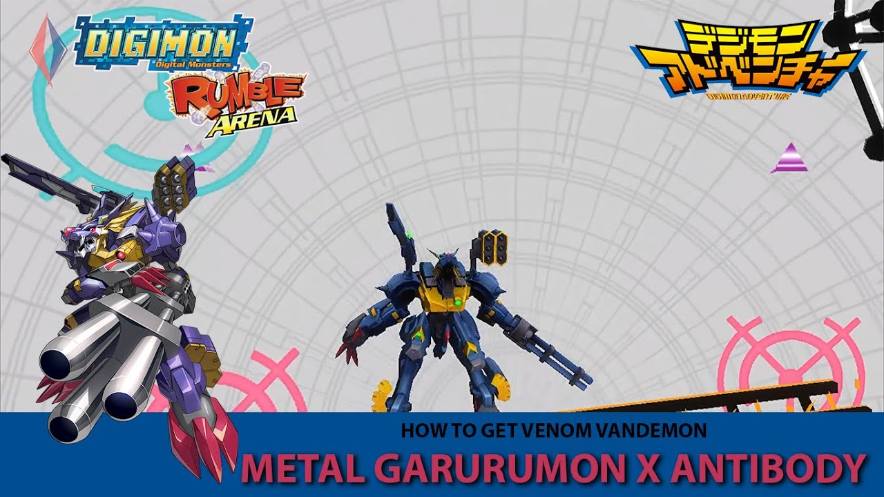 Metal Garurumon X Antibody - How to Get Venom Vamdemon | Digimon Rumble ...
