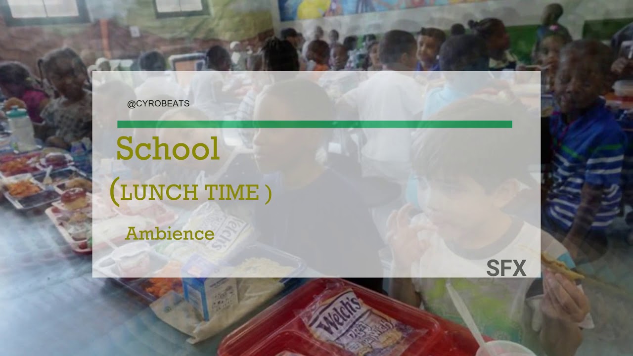 School Lunch Time Sound Effect (High Quality) - YouTube