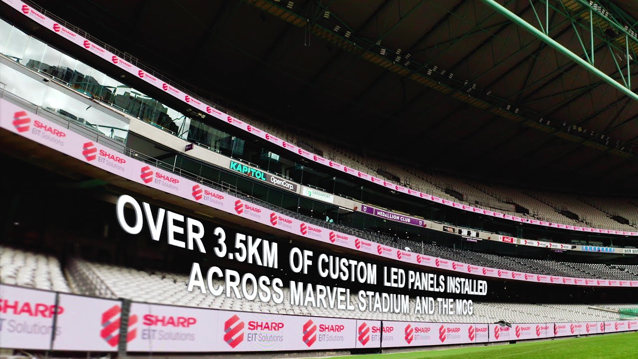 Marvel Stadium & MCG LED Screen Upgrade | Sharp EIT Case Study - YouTube