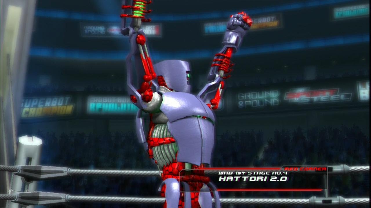 REAL STEEL WRB /stage(world robot boxing)Hattori 2.0(part-7) - YouTube