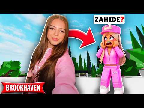Ich TREFFE echte ZAHIDE auf BROOKHAVEN Server 😳 (Roblox)