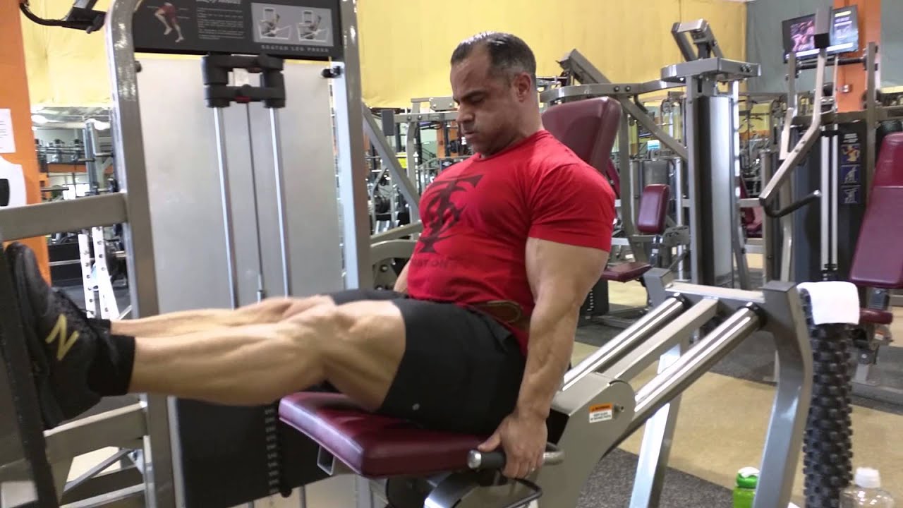 Machine Dead Stop Leg Press 3.19.16 - YouTube