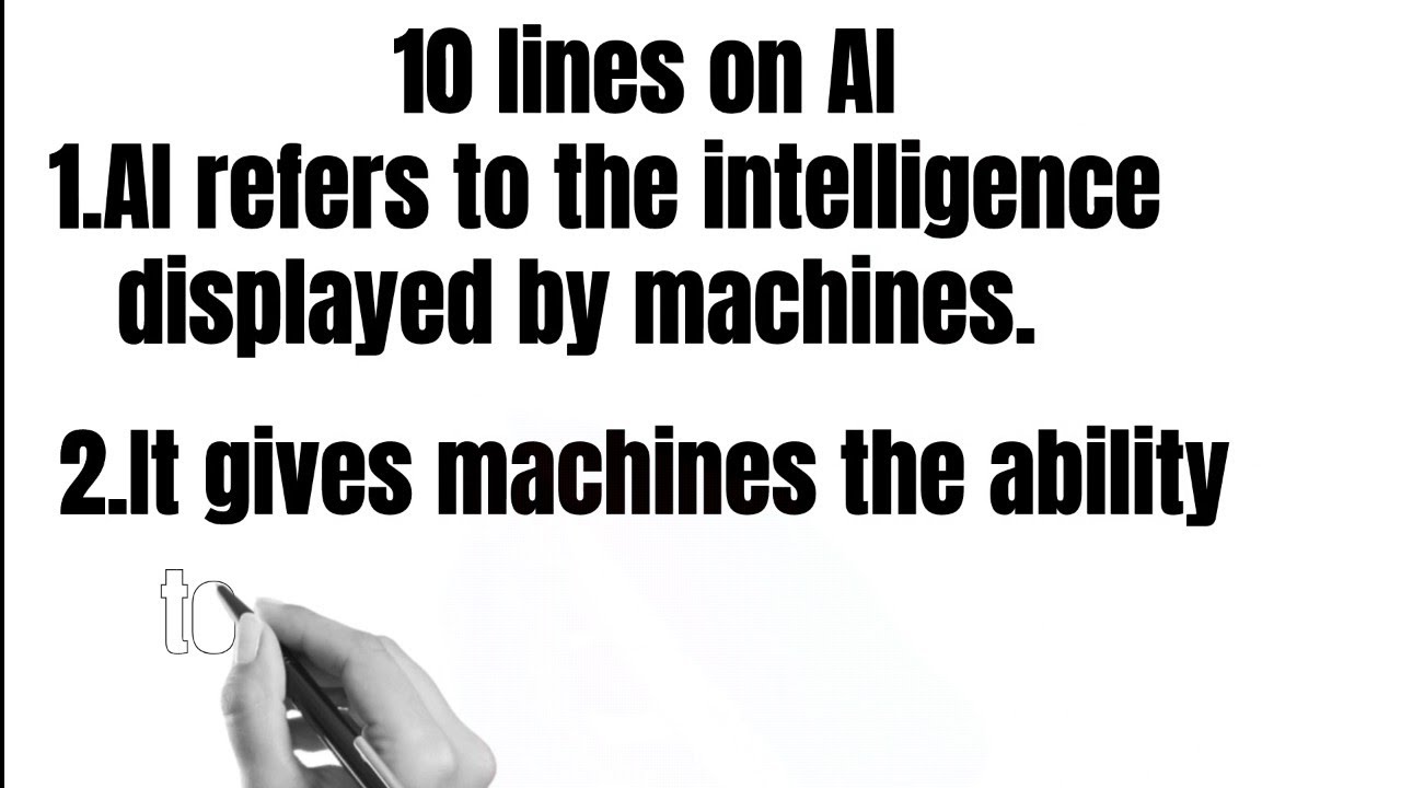 10 lines on AI ||Artificial Intelligence||essy on Artificial ...