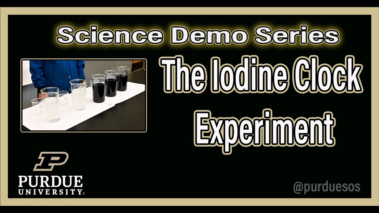 The Iodine Clock Experiment - YouTube