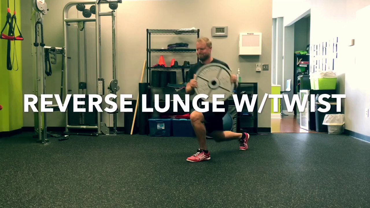 Full Body Workout with 45 pound Plate! - YouTube